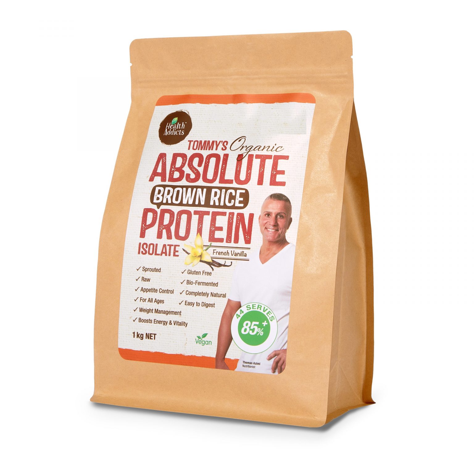 Tommy’s Organic Absolute Brown Rice Protein Isolate – French Vanilla ...